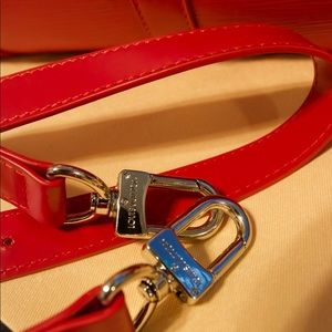 Supreme | Bags | Louis Vuitton Supreme Red Leather Bag | Poshmark